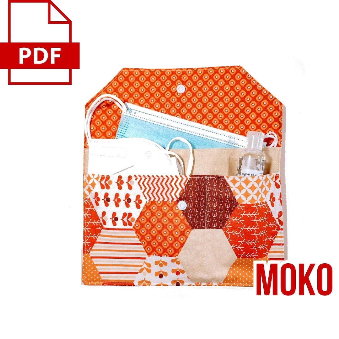Sewing Pattern PDF: Masks Keeper and Hand Sanitiser Case | Printable ...