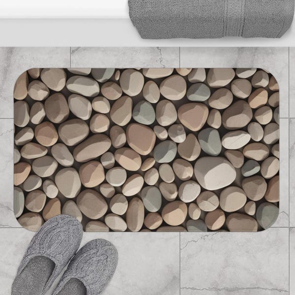 River Rock Rug - Etsy