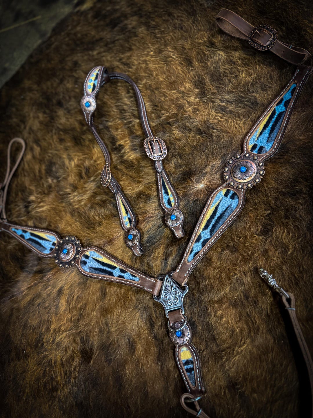 Tack Set With Pendleton® Wool Fabric - Etsy
