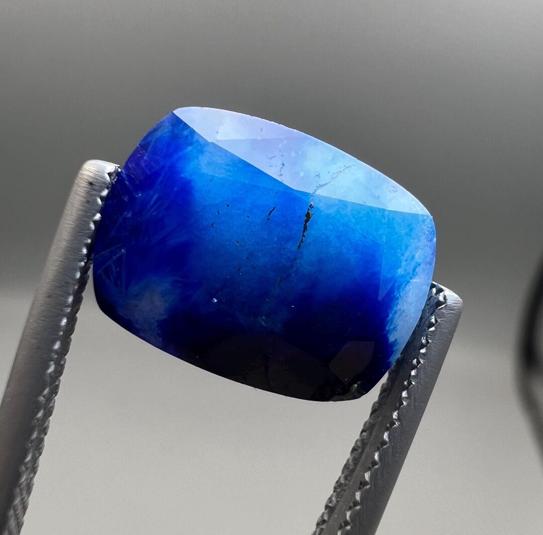 5.25 Carat Rare Sodalite With Lazurite Top Faceted Cut Top Piece ...