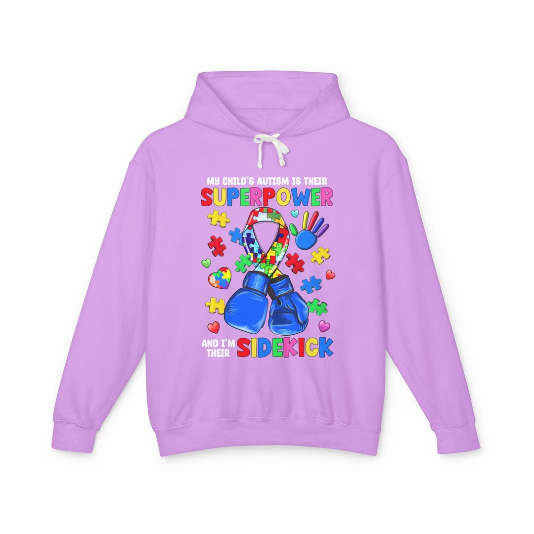 My Child's Autism Superpower, Autism Awareness Adult Hoodie - Etsy