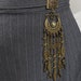 Bronze or Silver Medieval Themed Chatelaine With Waist Clip 5 Chains ...