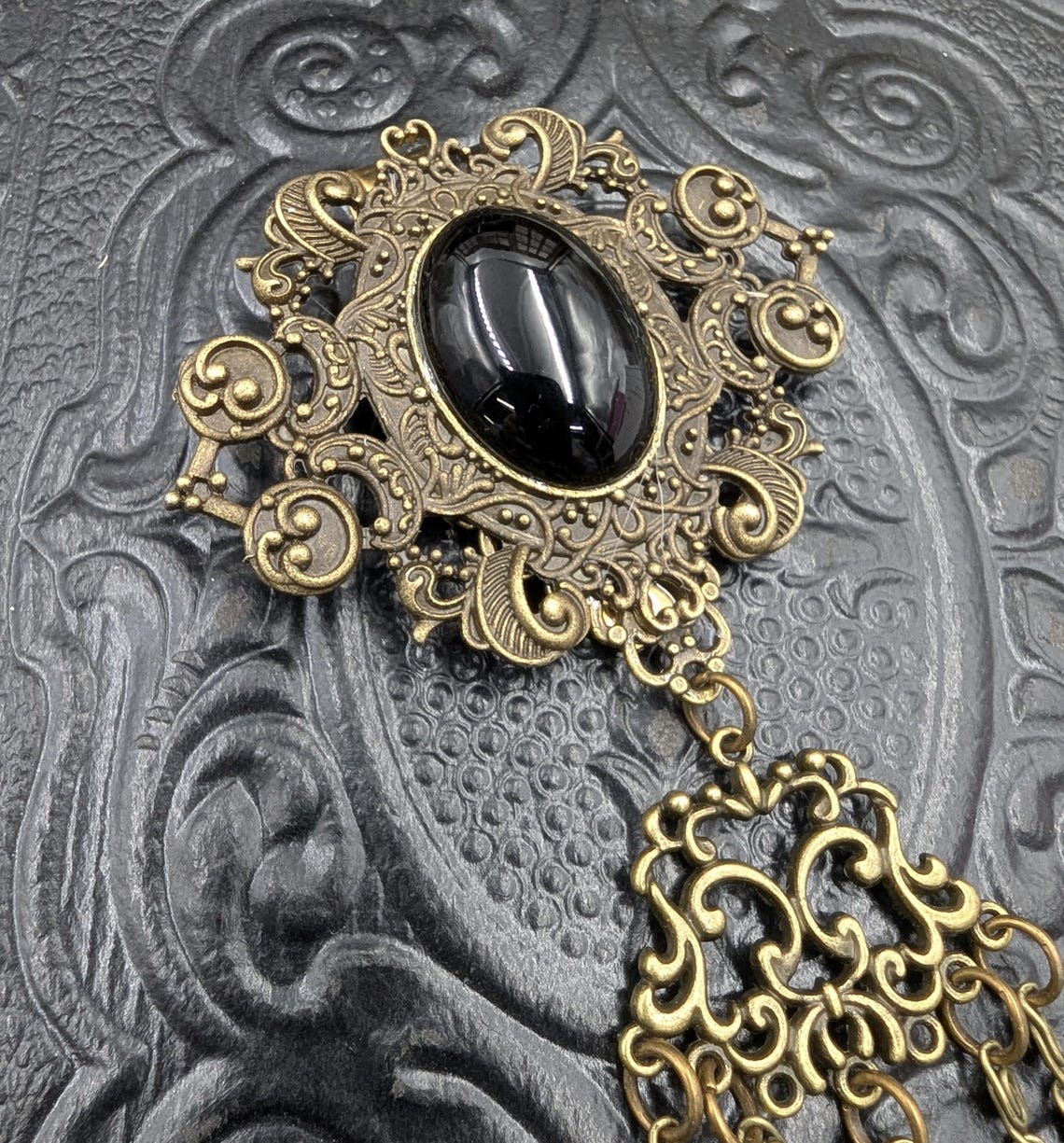 Bronze or Silver French Inspired Chatelaine With Waist Clip Madame Giry ...