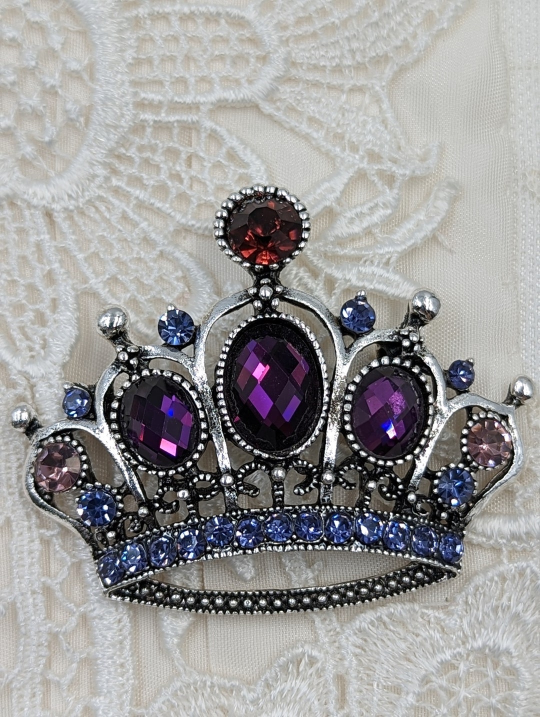 Chatelaine Pin Royal EXTRA Crown Jewels With or Without Tools Fancy ...