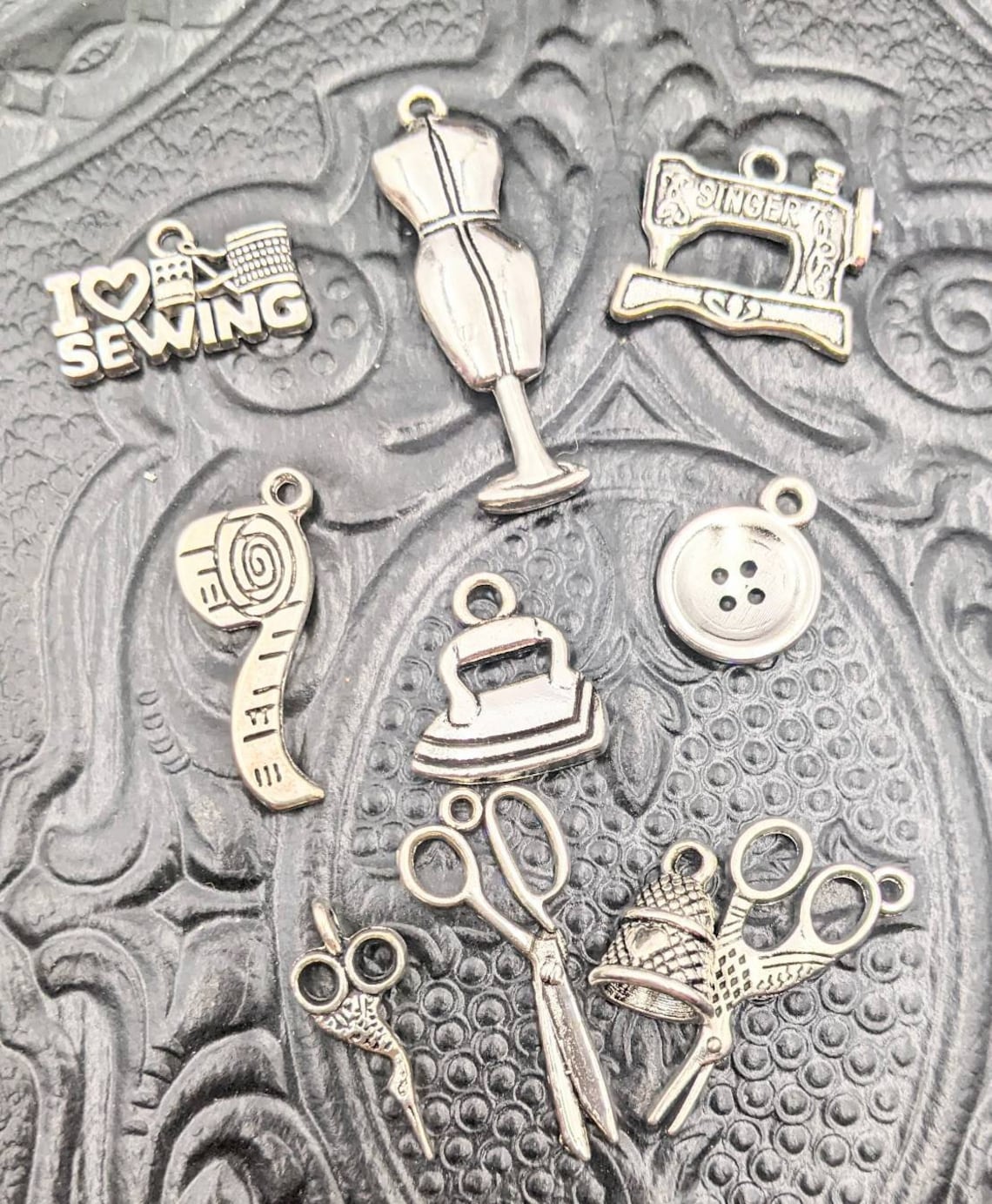 Set of 10 Sewing Charms - Seamstress Designer Quilter Crafter - Etsy