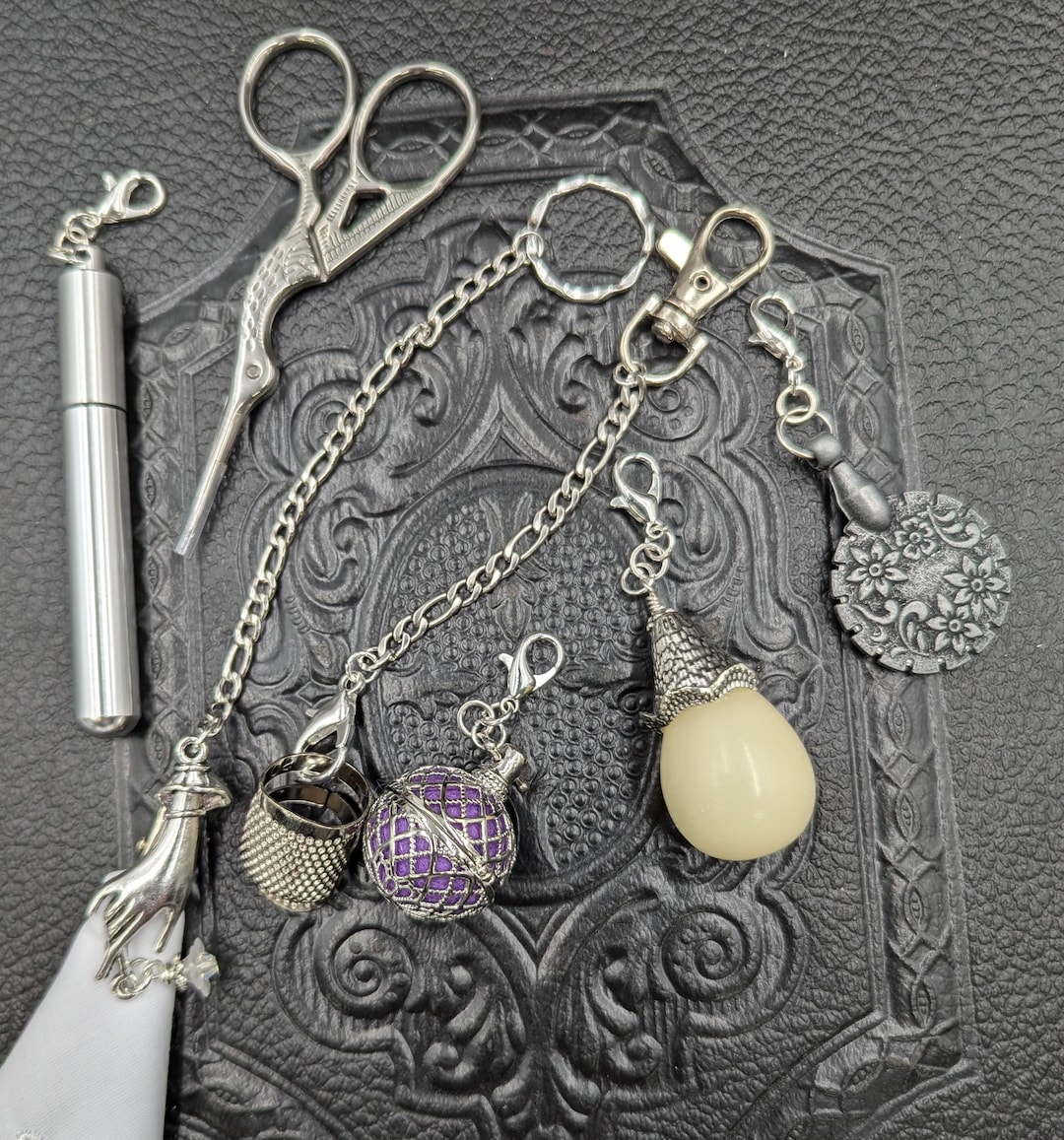 Chatelaine Tools - Gift Sets of 3,4, or 7 Victorian Needlework Tools ...