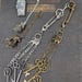 Pirate Costume Key Chain Accessories Coffin Locket Caged Skull Octopus ...