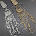 Bronze or Silver Medieval Themed Chatelaine With Waist Clip 5 Chains ...