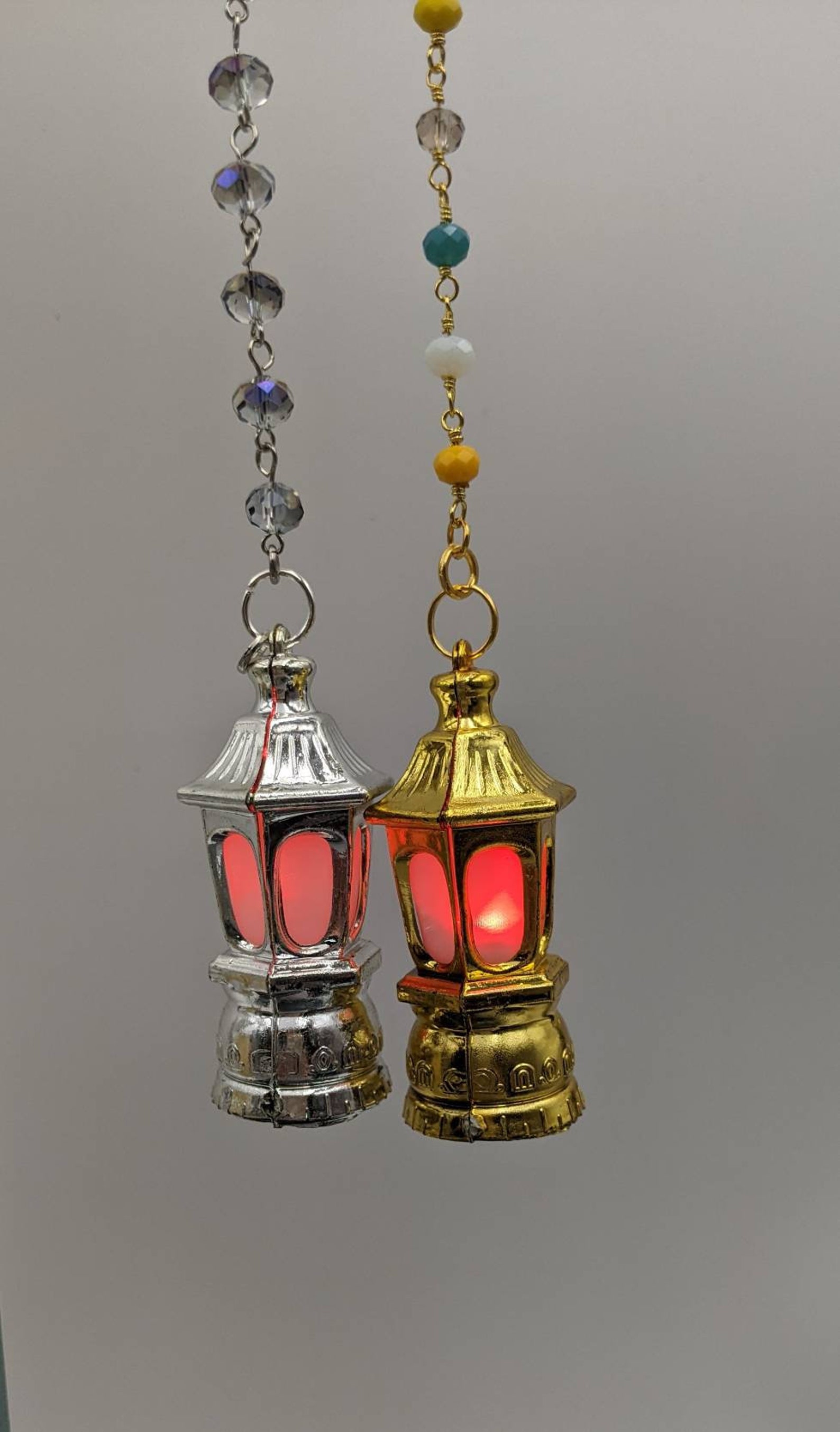 Chatelaine Tools - Mini Lanterns on a Chain - Plastic LED Lights - Etsy