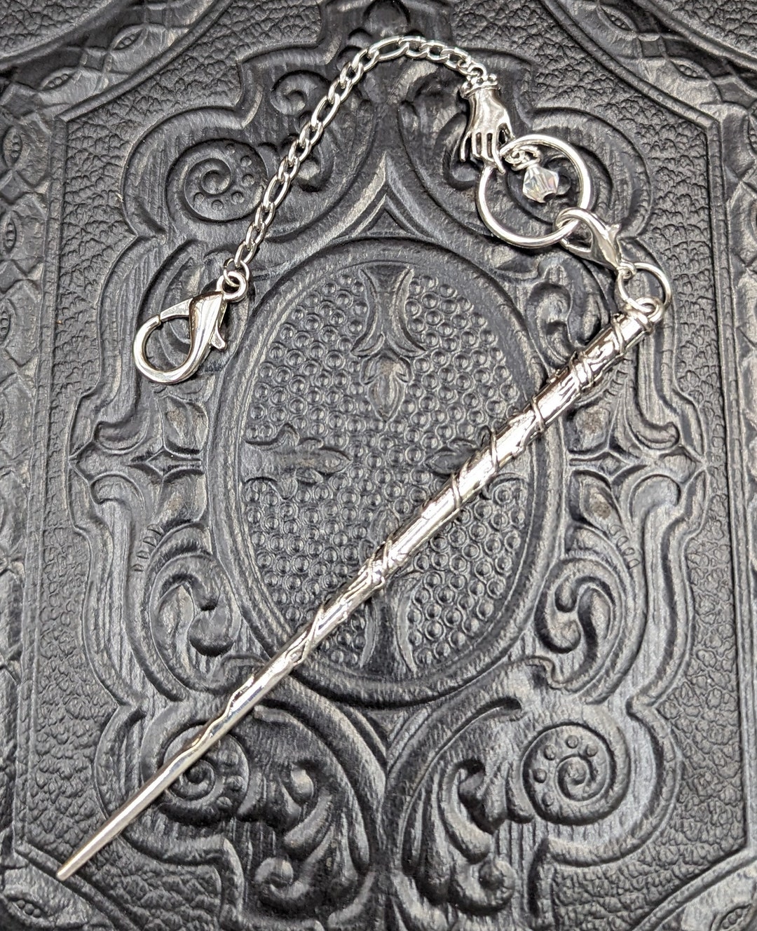 Chatelaine Tools - Silver Wand Just for Fun Metal Wand and Victorian ...