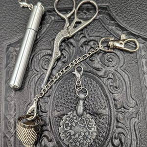Chatelaine Tools - Gift Sets of 3,4, or 7 Victorian Needlework Tools ...