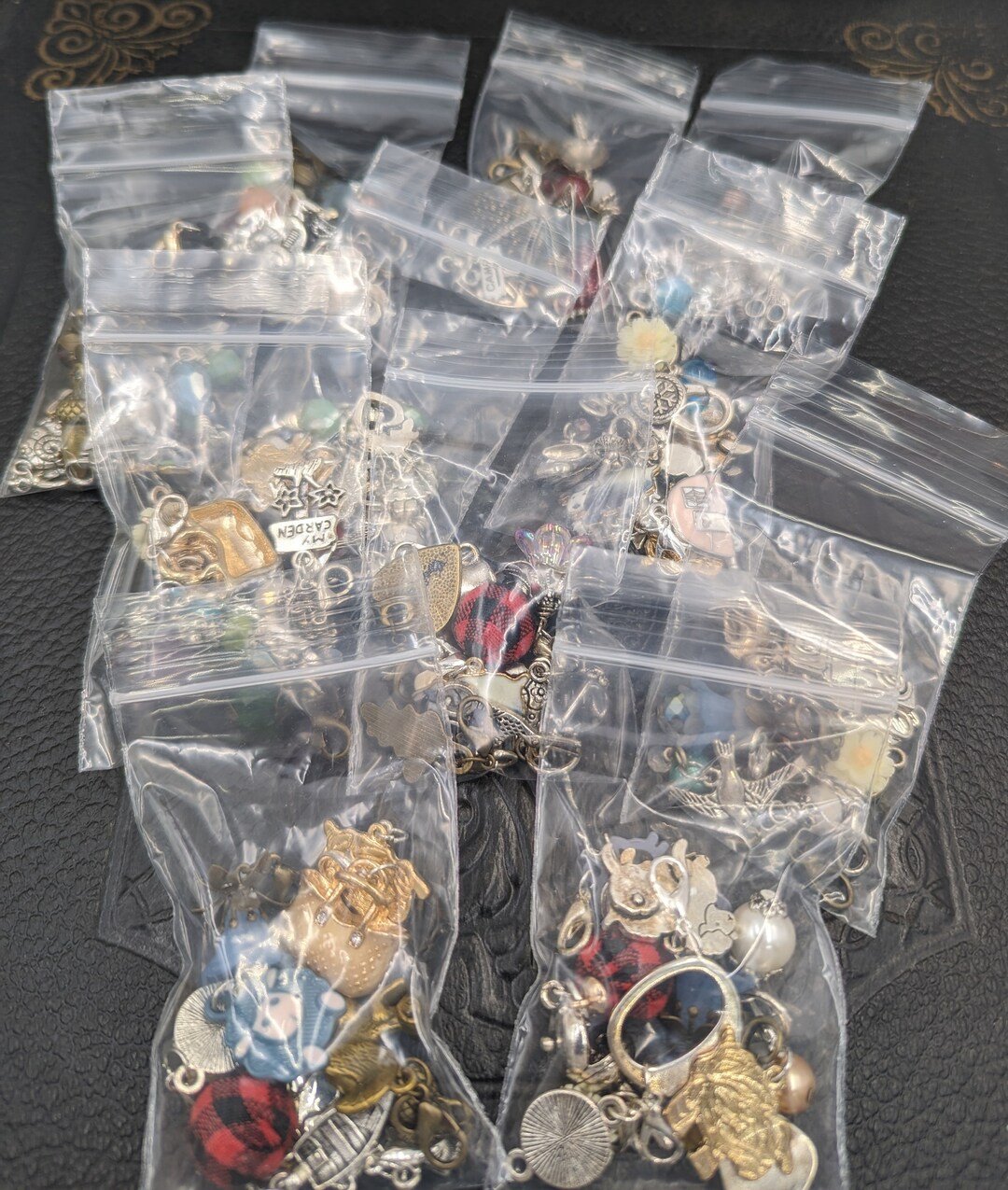 Grab Bag 10 Progress Keepers Stitch Markers Random Handmade - Etsy