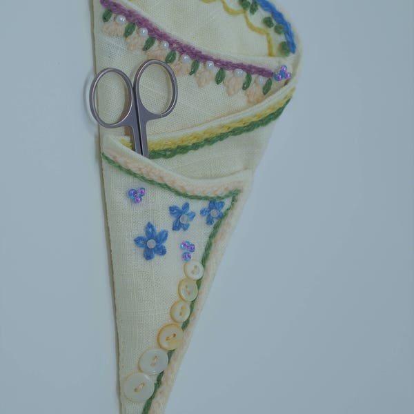 Embroidery Kit for Scissors Case - Etsy
