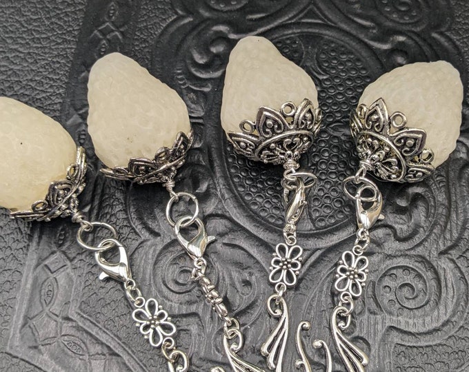 Chatelaine Tools Silver Topped Strawberry Thread Waxer on a - Etsy