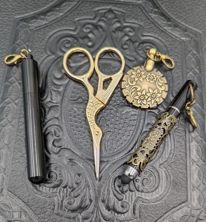 Chatelaine Tools Gift Sets of 34 or 7 Victorian Needlework - Etsy