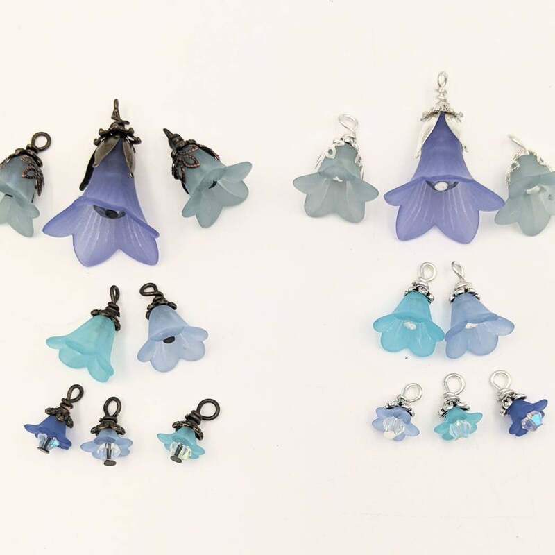 Flower Charms - Etsy