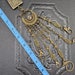 Bronze or Silver Medieval Themed Chatelaine With Waist Clip 5 Chains ...