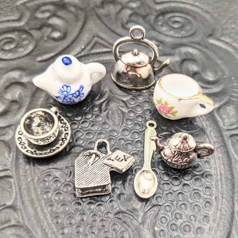 Tea Charms - Etsy