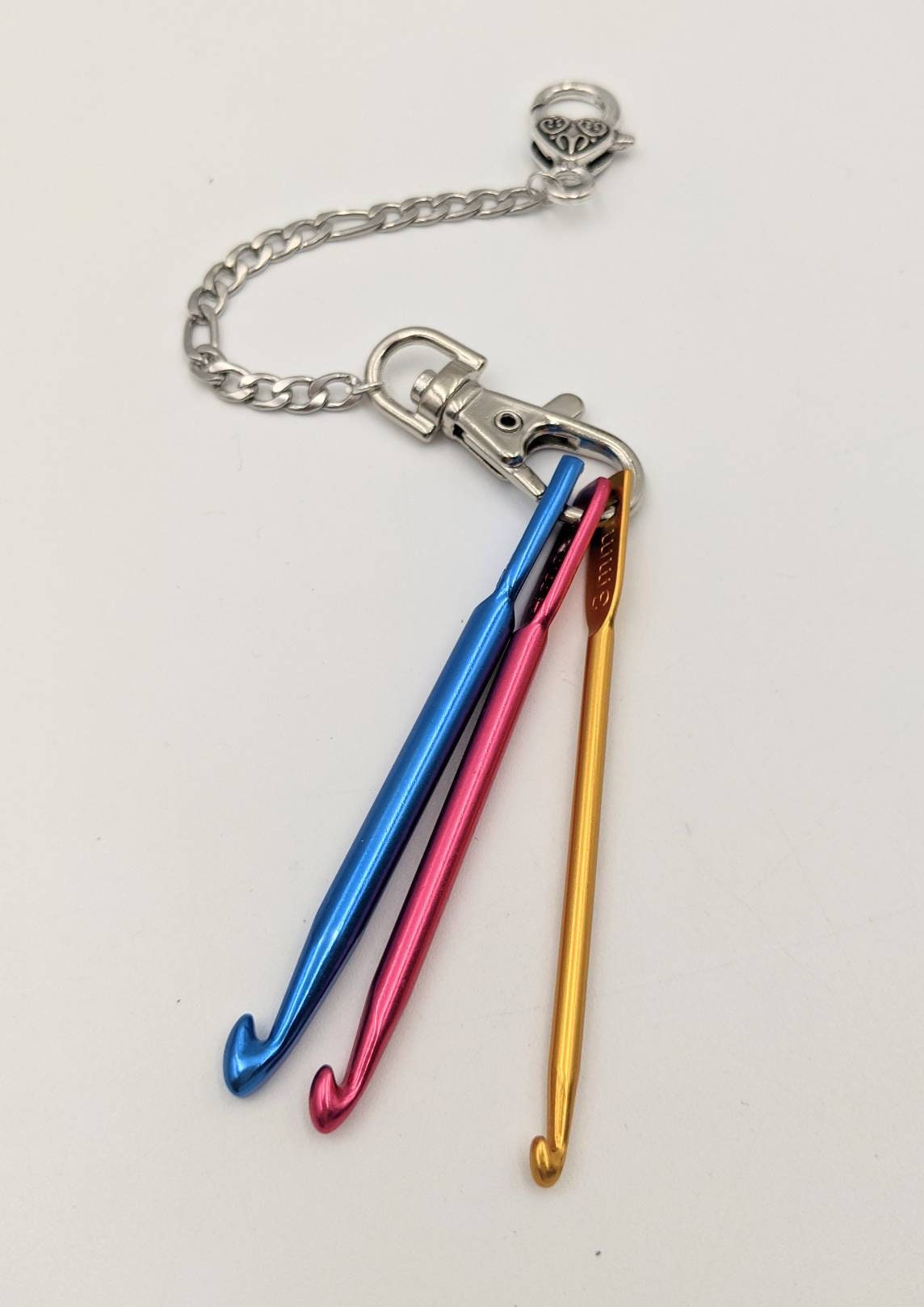 Chatelaine Tools - Fiber Arts Tools on Chains With Clasps Set or ...