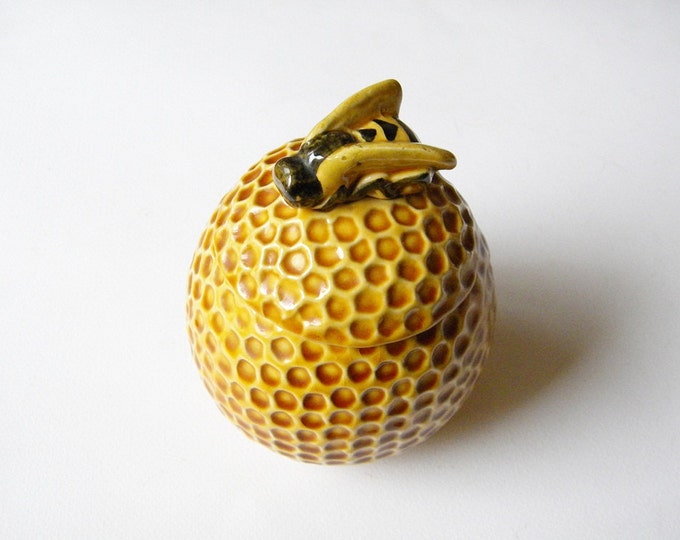 Vintage Bee Honey Pot - Etsy