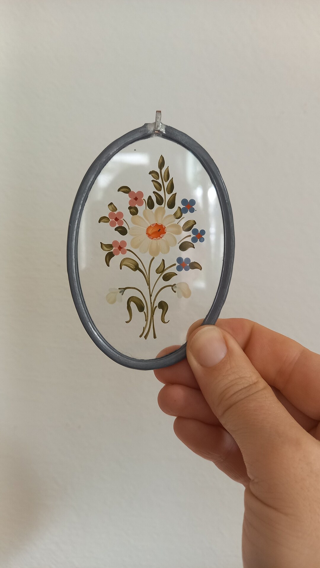 Glass Hand Painted Picture - Etsy