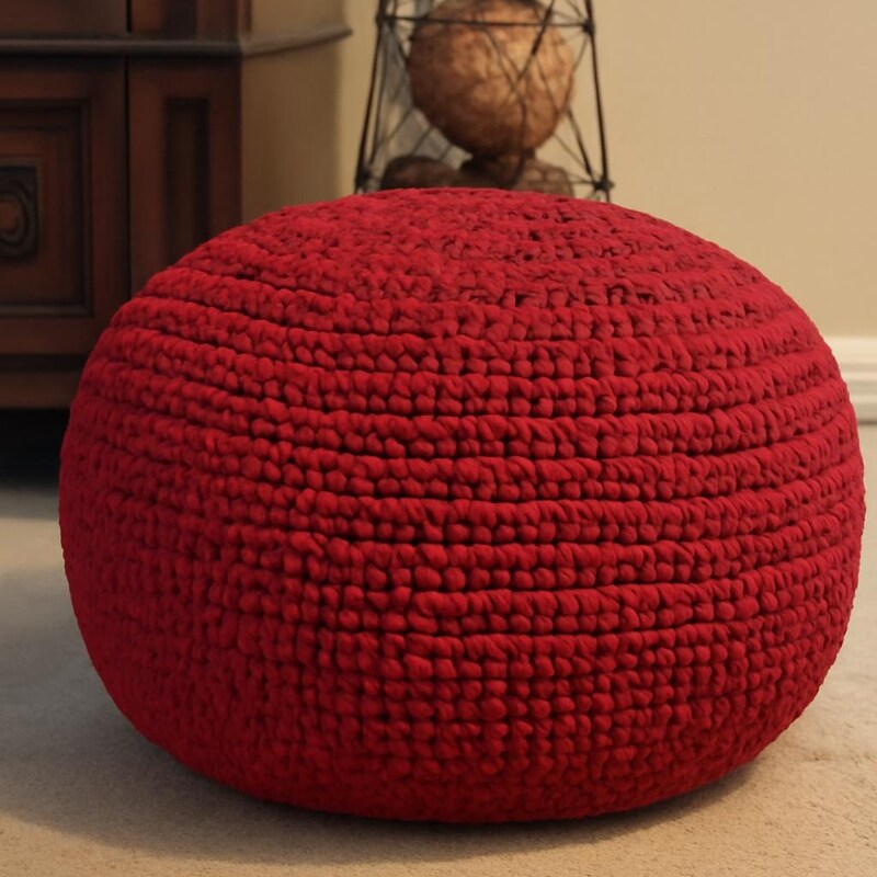 Crochet Ottoman Pattern - Etsy