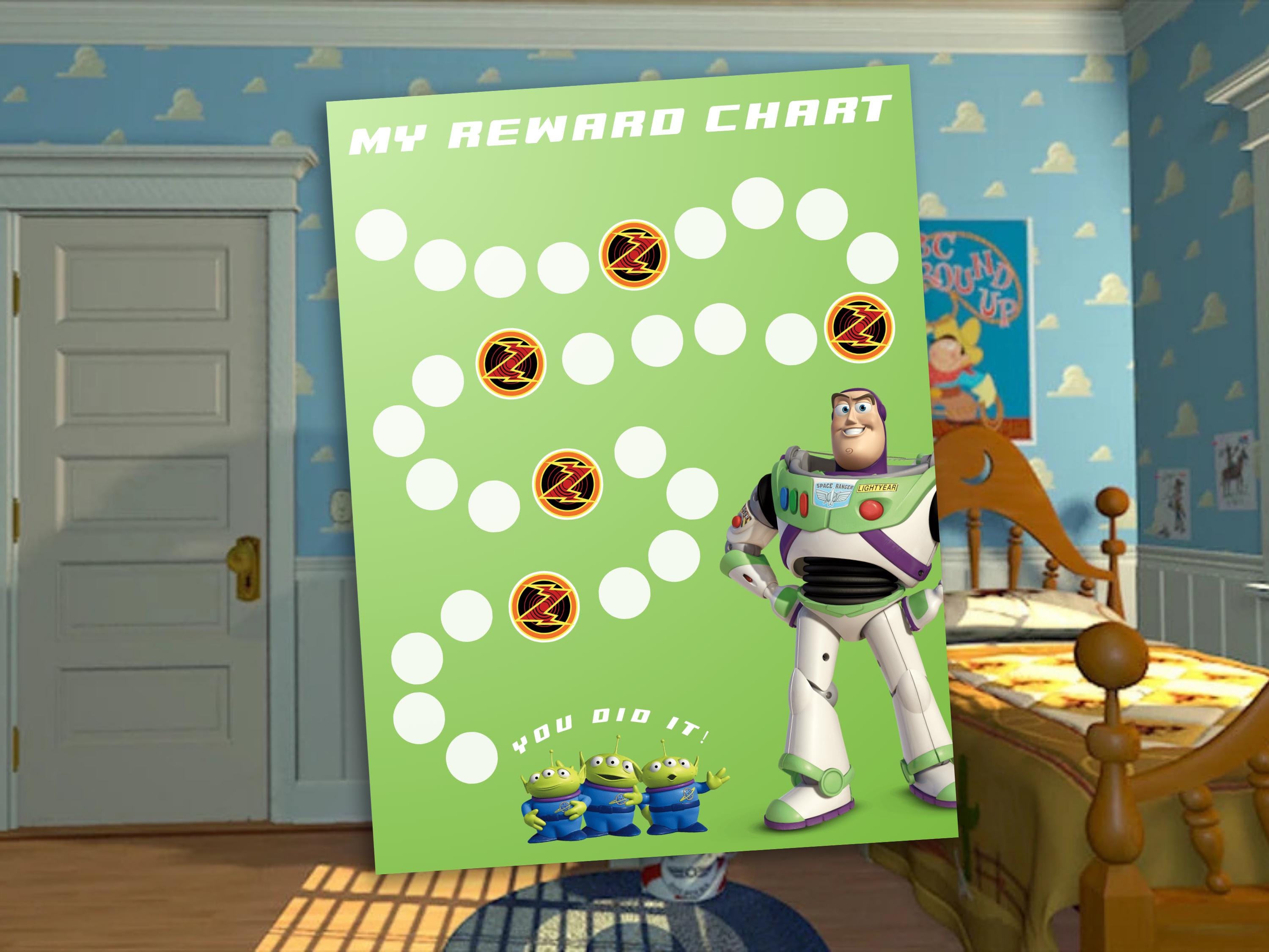 Printable Space Ranger-inspired Reward Chart | Instant Download | Buzz ...