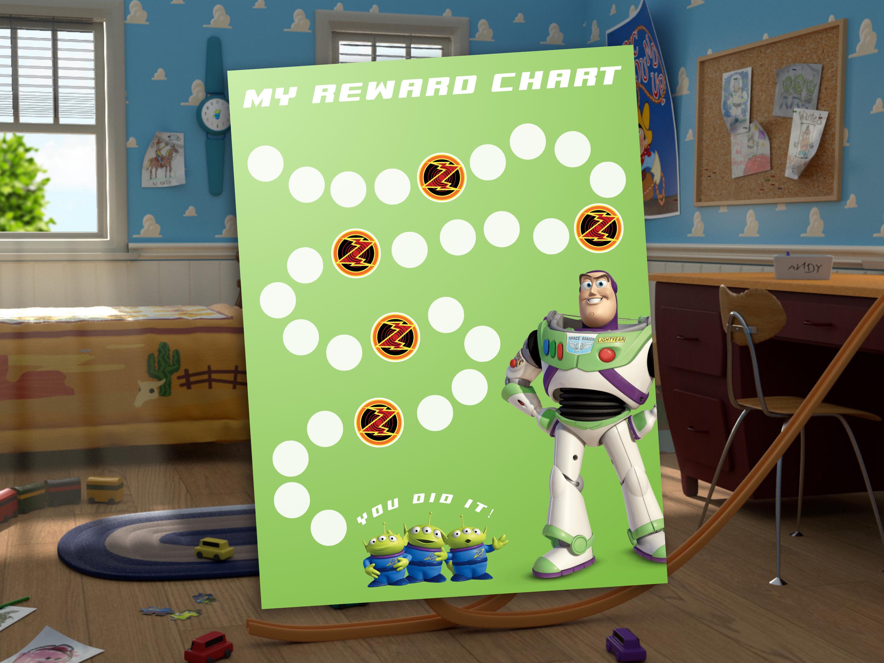 Printable Space Ranger-inspired Reward Chart | Instant Download | Buzz ...