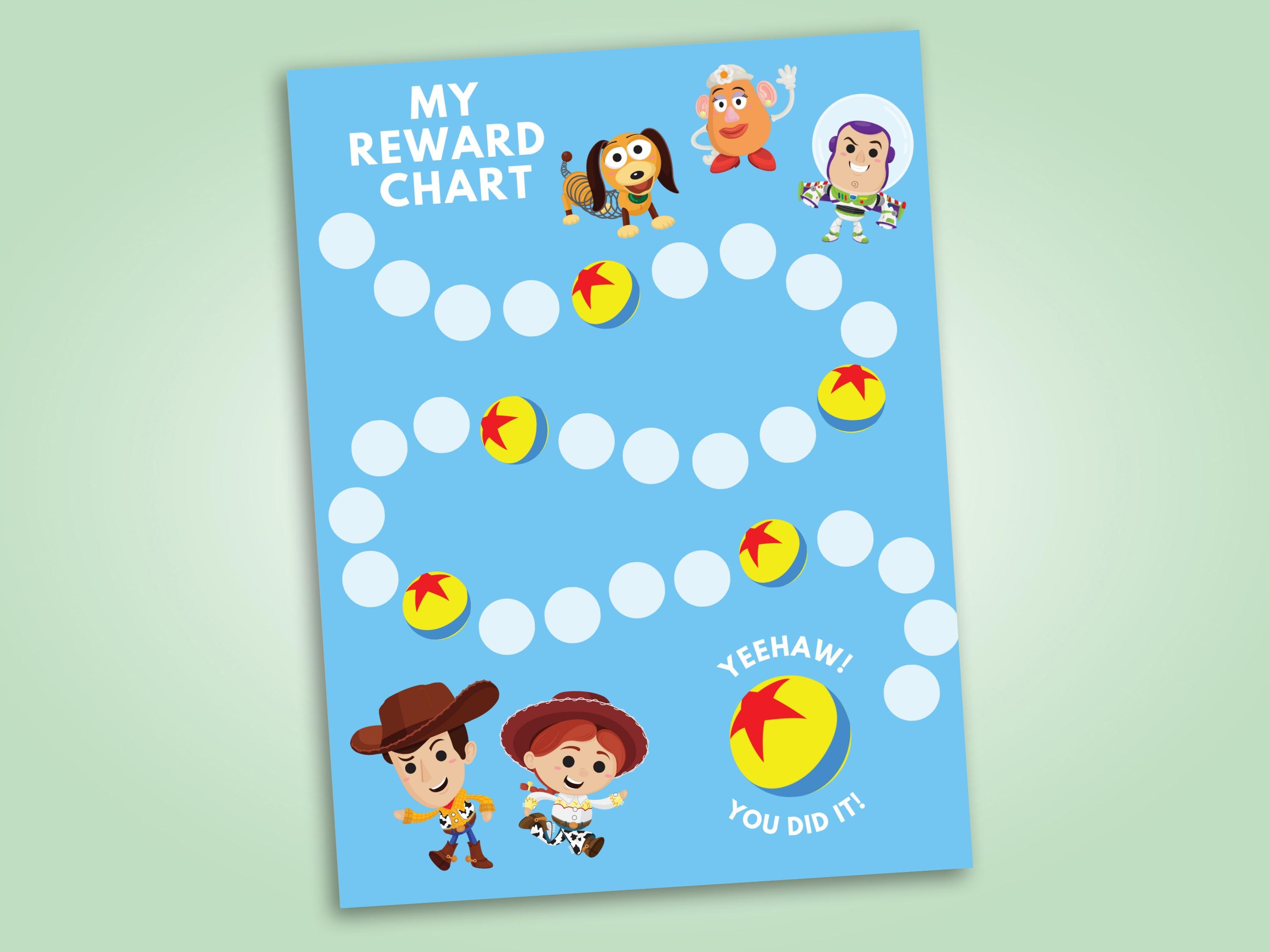 Printable Toy Story-inspired Reward Chart | Instant Download | Kids ...