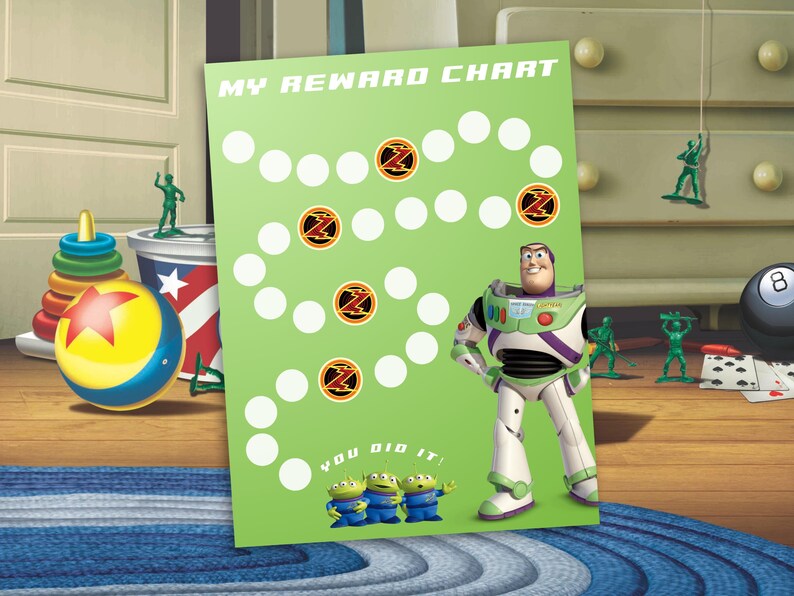 Printable Space Ranger-inspired Reward Chart | Instant Download | Buzz ...