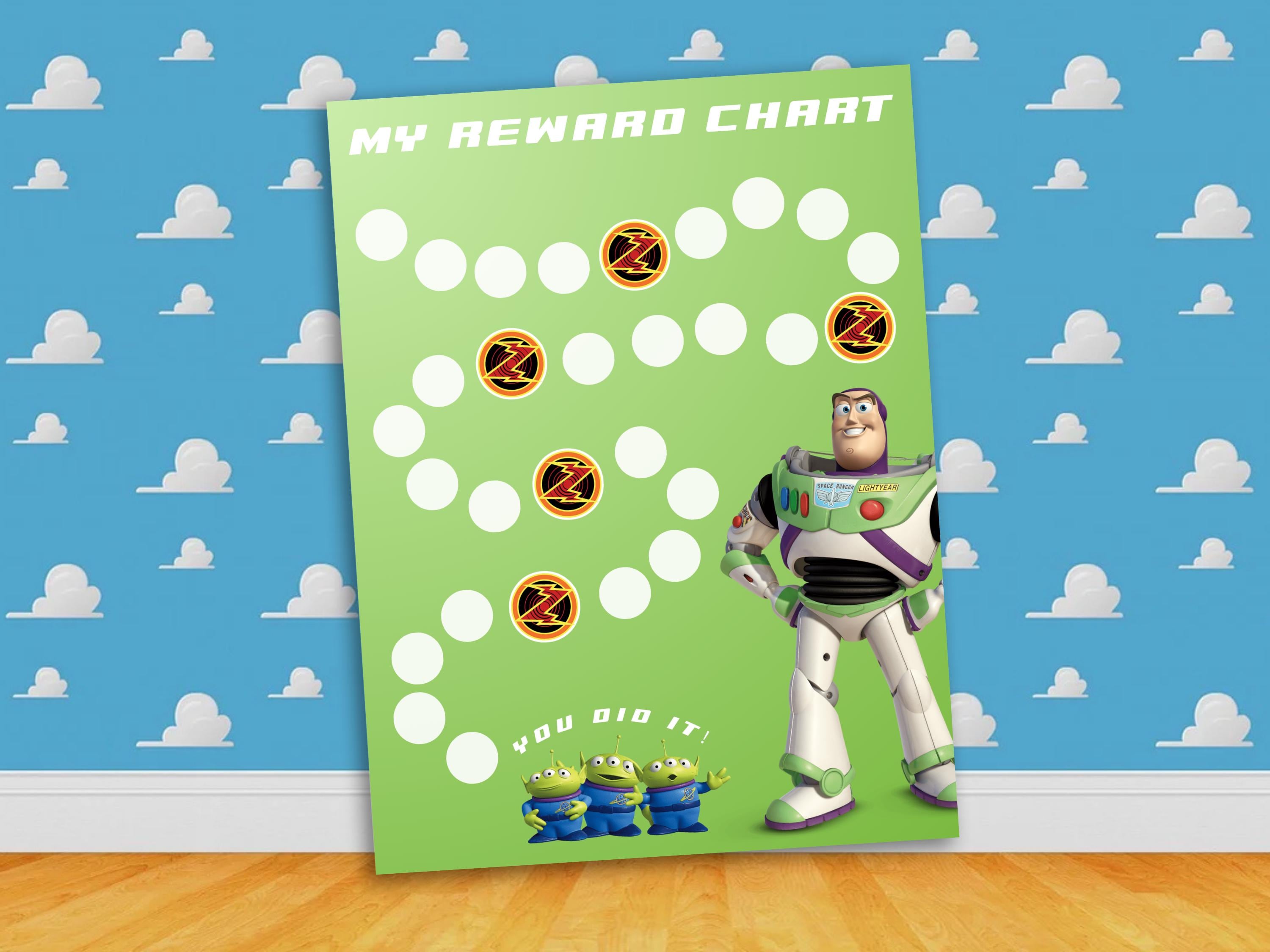 Printable Space Ranger-inspired Reward Chart | Instant Download | Buzz ...