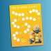 Printable Minions-inspired Reward Chart | Instant Download | Kids ...
