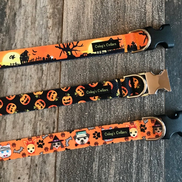 Halloween Dog Collar - Etsy