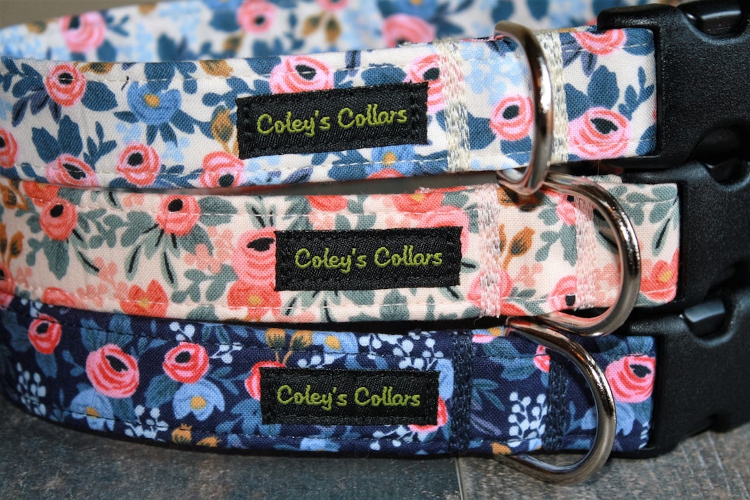 Rifle Paper Co Dog Collar, Dog Collar, Floral Dog Collar, Girl Dog ...