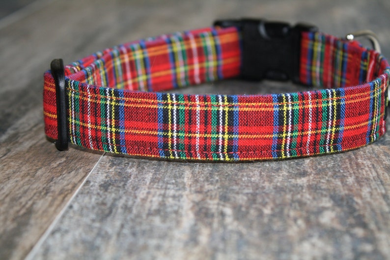 Dog Collar, Tartan Dog Collar, Plaid Dog Collar, Boy Dog Collar, Girl ...