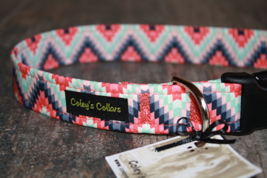 Dog Collar Aztec, Tribal Dog Collar, Dog Collars, Dog Collar ...