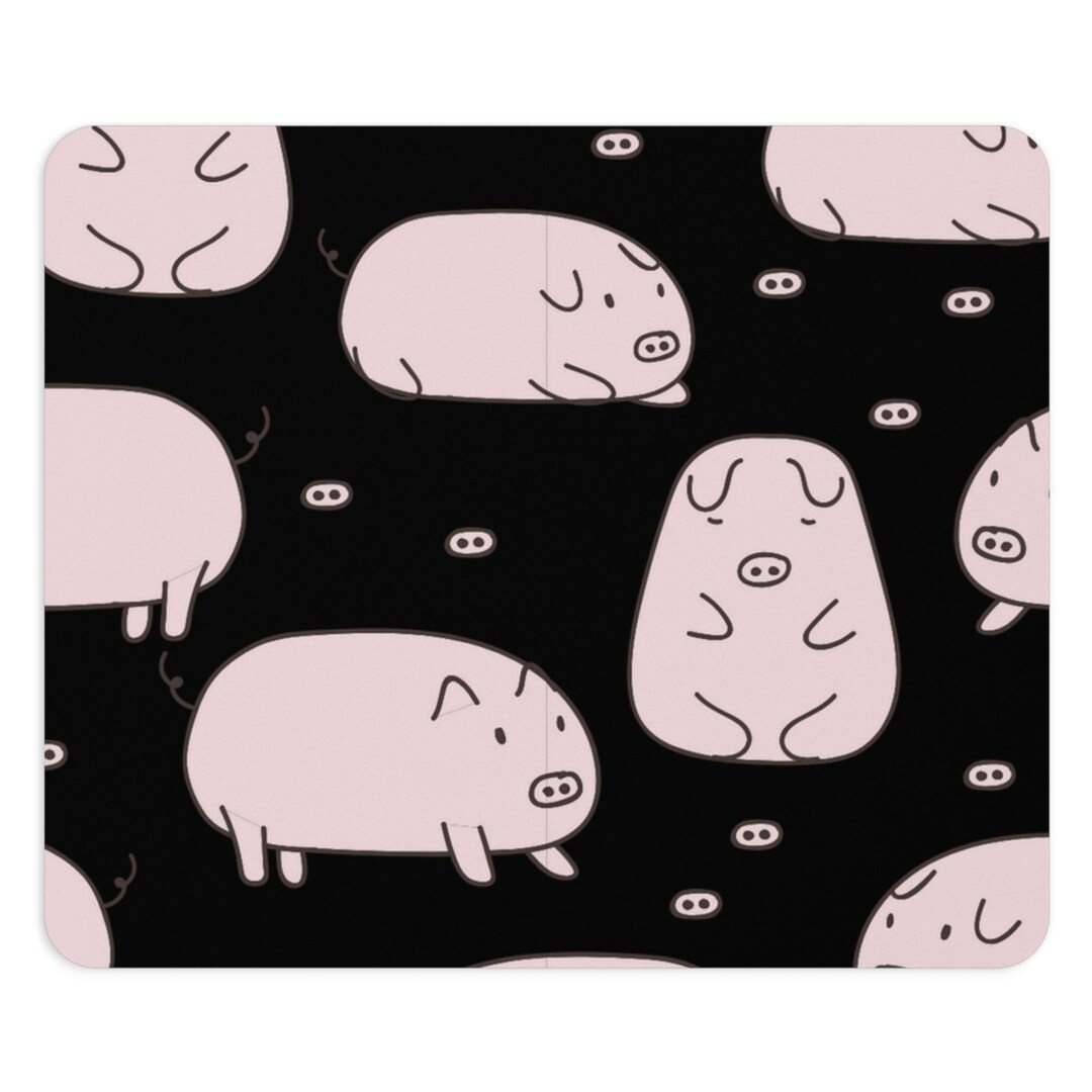 Cute Pig Design Mouse Pad, Fun Desk Accessory for Animal Lovers, Gift ...