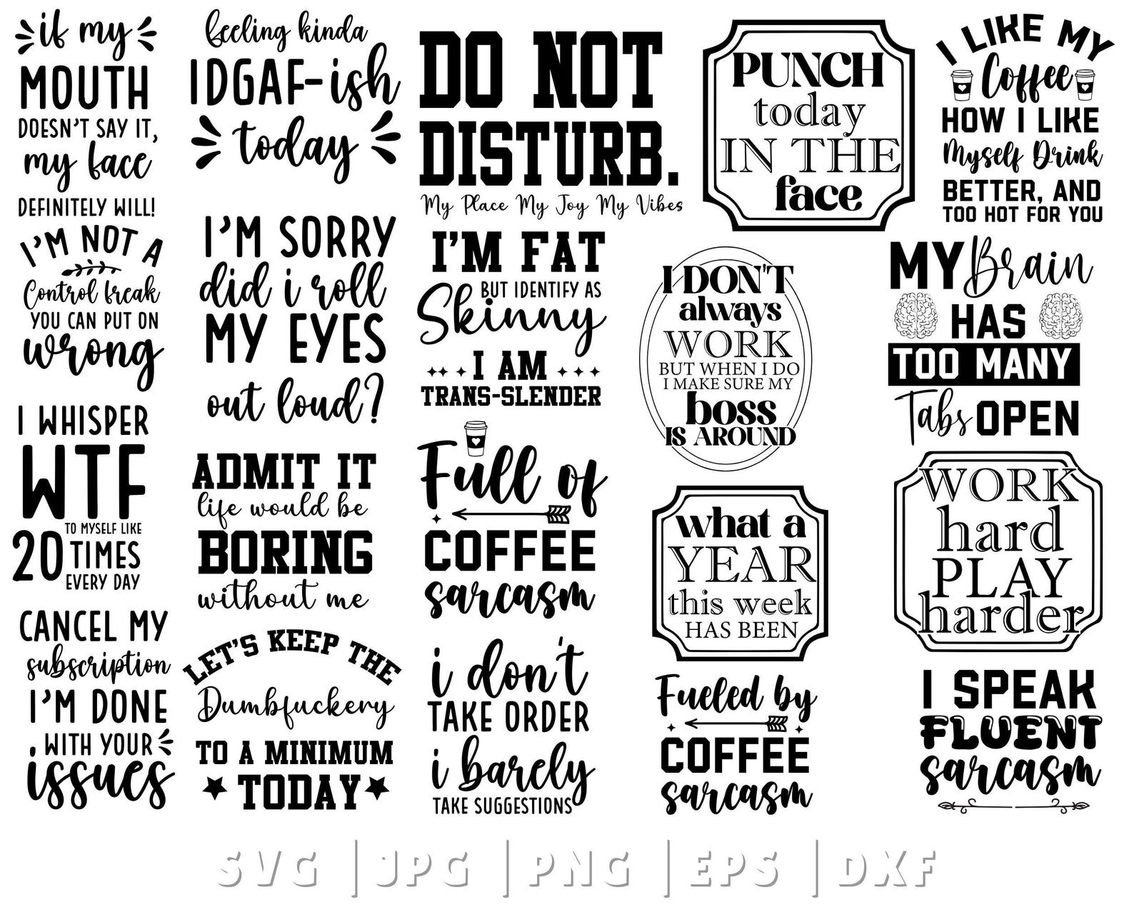 Office SVG Bundle, Funny Office SVG, Coworker SVG Bundle, Gift for Boss ...