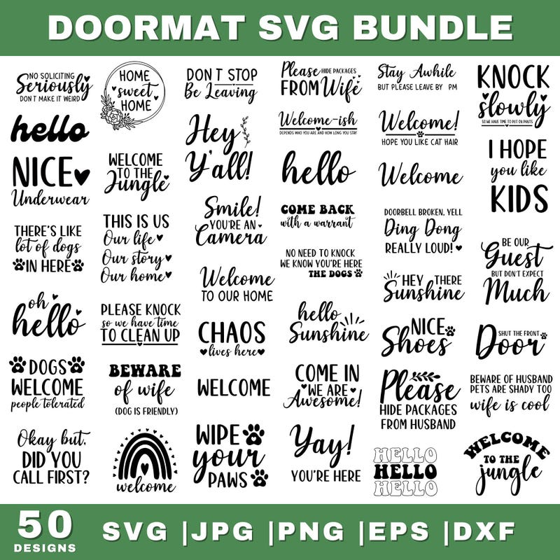 Sayings for Door Mat - Etsy UK