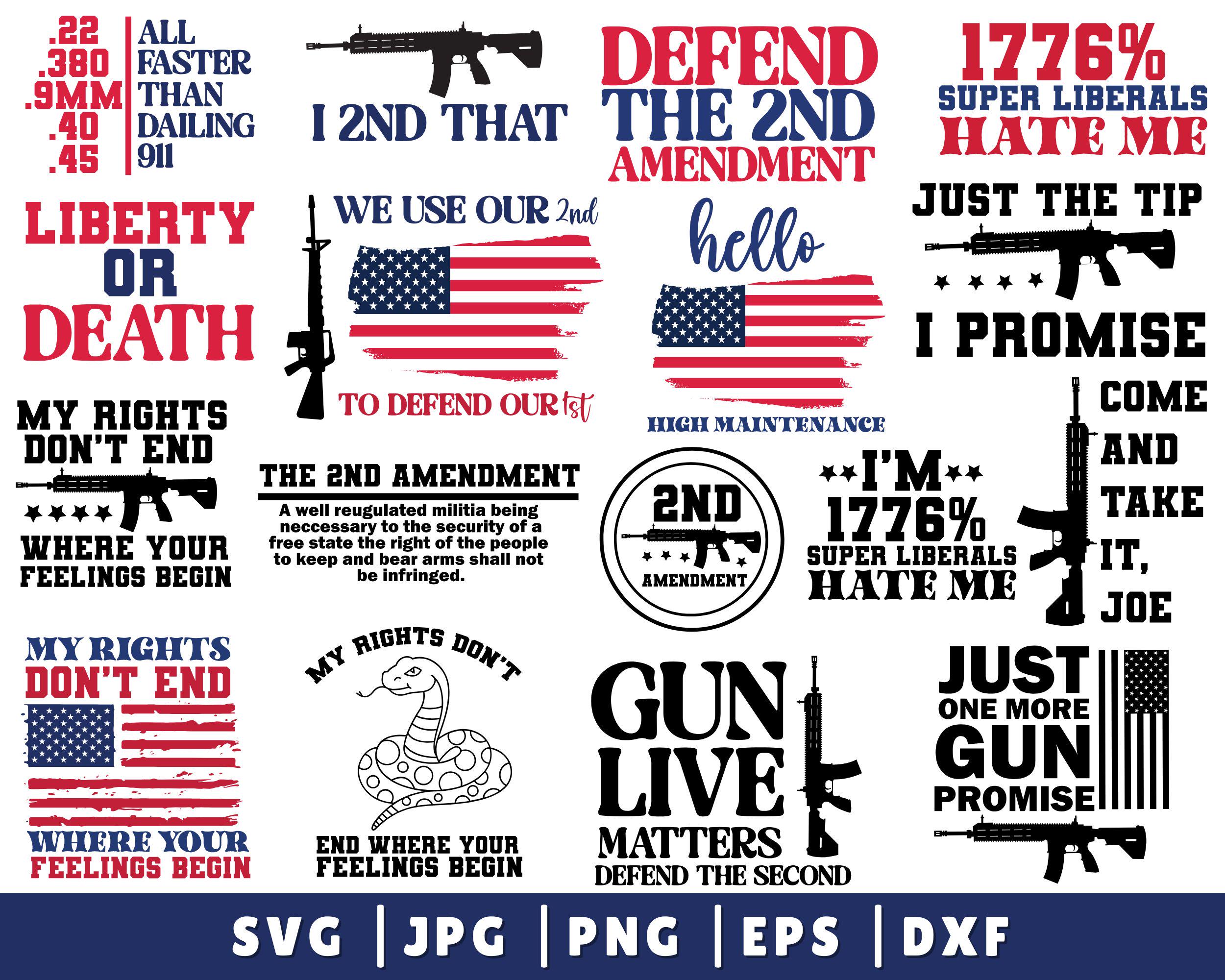2nd Amendment SVG, Pro Gun SVG, We the People Svg, USA Constitution Svg ...