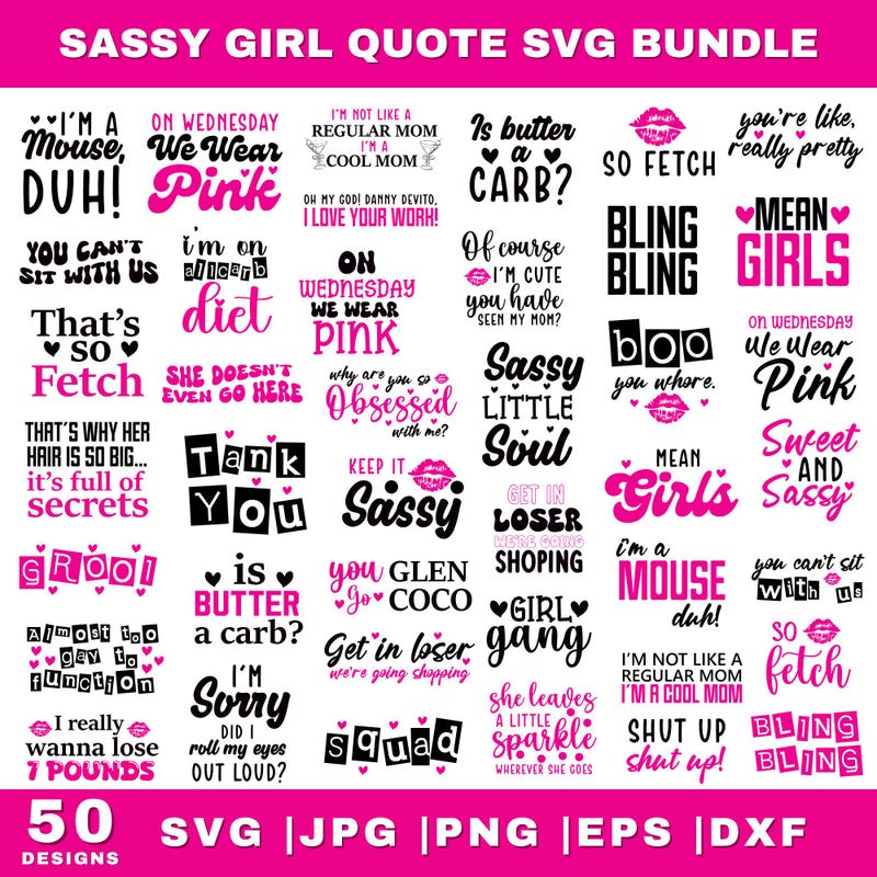 Mean Girls Design Bundle - Etsy UK