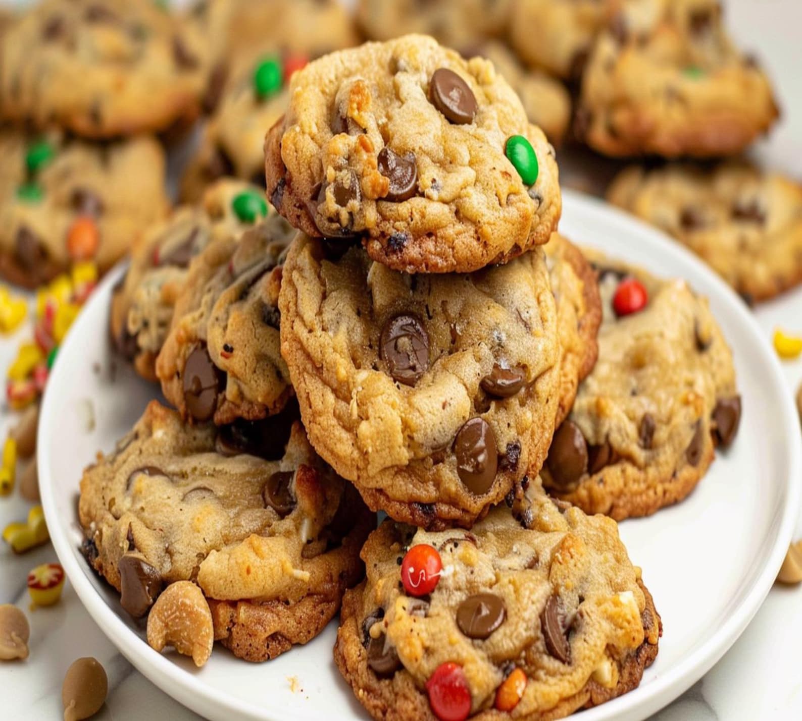 Soft Batch Monster Cookies Recipe Ebook | Chewy Cookie Recipe | Loaded ...