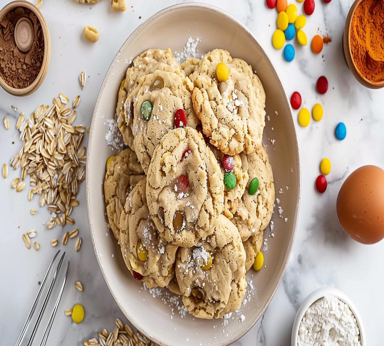 Soft Batch Monster Cookies Recipe Ebook | Chewy Cookie Recipe | Loaded ...