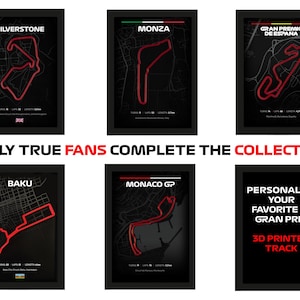 Monza F1 Track 3D Art: Italian Grand Prix Gift - Etsy