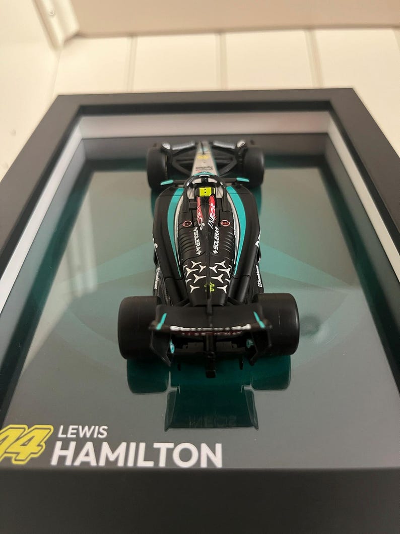 Lewis Hamilton F1 Car Display | Mercedes 1:43 Scale, Formula 1 Gift - Etsy