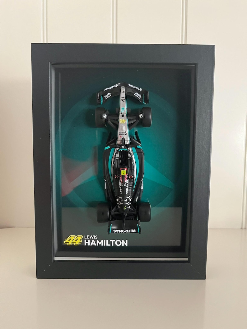 Lewis Hamilton F1 Car Display | Mercedes 1:43 Scale, Formula 1 Gift - Etsy