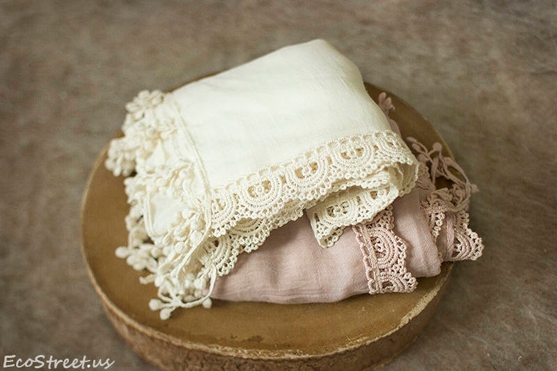 Baby Lace Wraps Newborn Wraps Many Colors Baby Girl Photo | Etsy