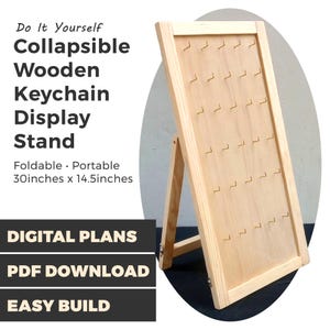 Collapsible Wooden Keychain Display Stand – DIGITAL DIY PLANS (pdf) - Etsy