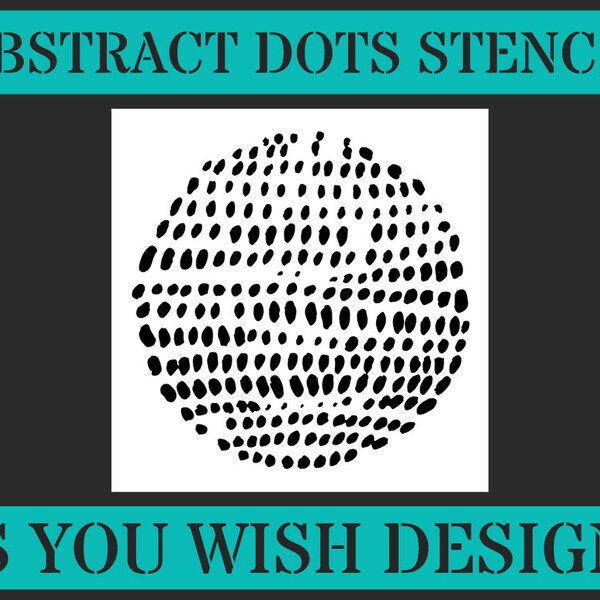 Abstract Art Stencil - Etsy