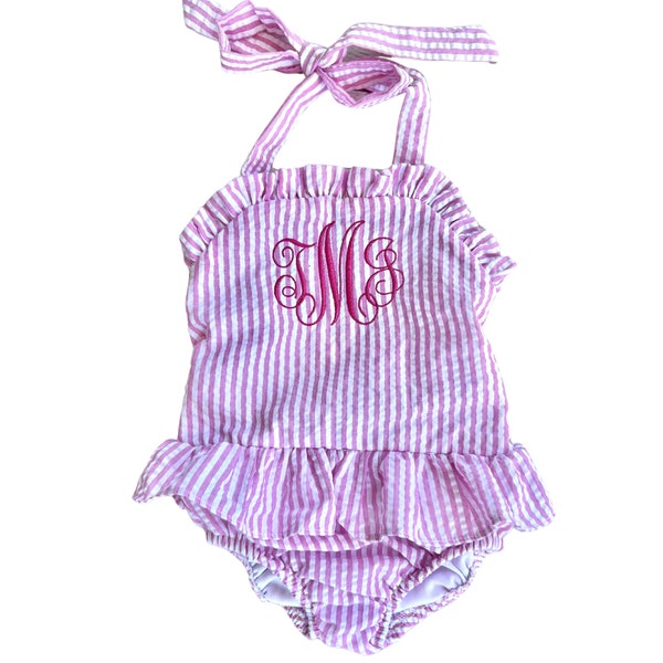 Monogram Swim Suit - Etsy